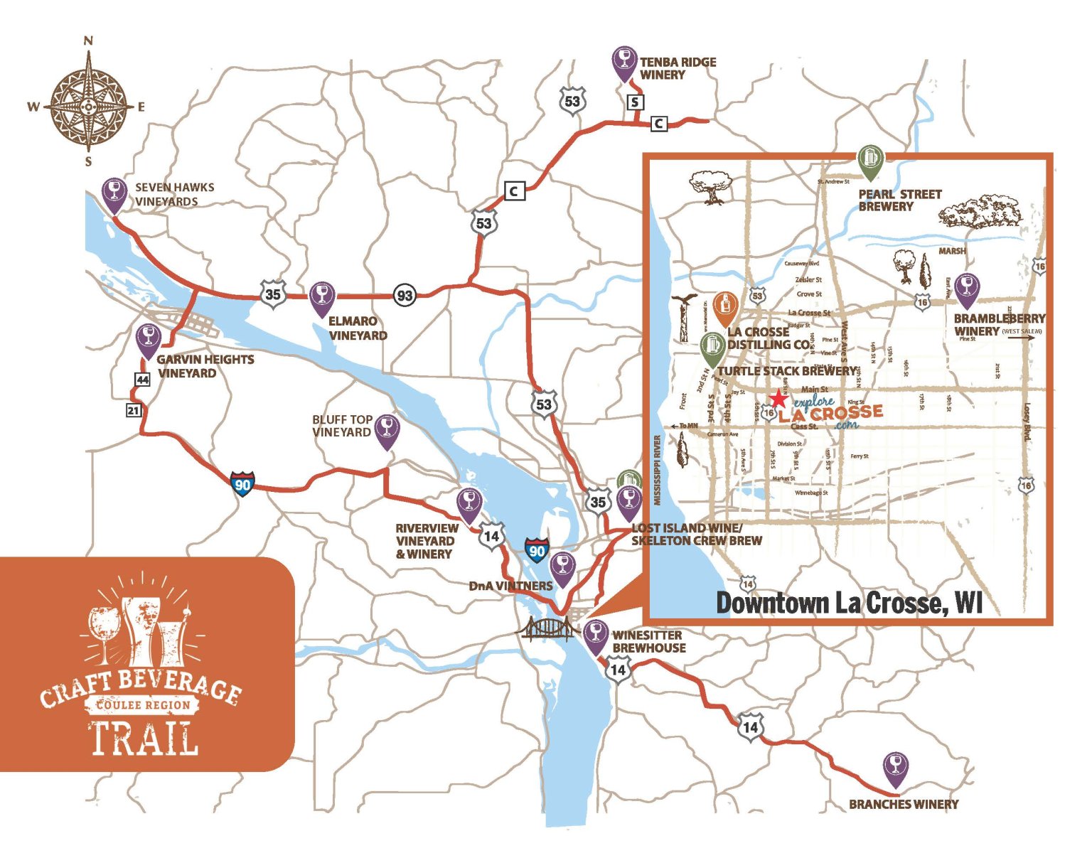 Discover Breweries in La Crosse WI and the Coulee Region Craft Beverage ...